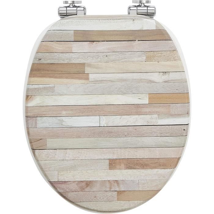 20723481 Abattant Wc Woody, Planche De Bois[H1784] - Cdiscount Bricolage