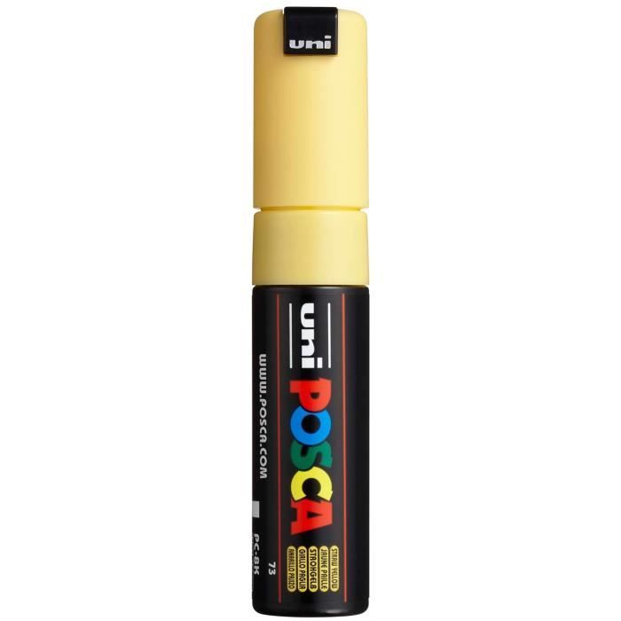 Posca - Marqueur Pointe Large Biseautee Jaune Paille Posca[W1846 ...