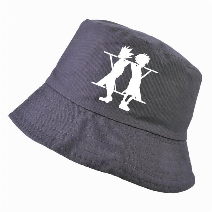 GRAY -Chapeau seau Hunter X Hunter, Killua Zoldyck Baka, casquette de ...