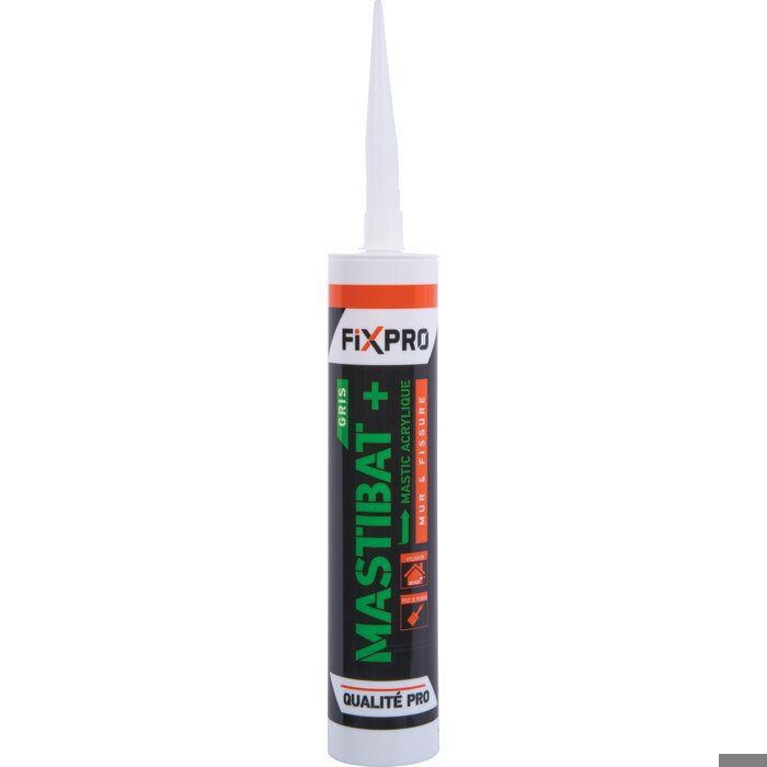 Mastic monocomposant acrylique - Mastibat + - Fixpro - Gris - Cdiscount ...