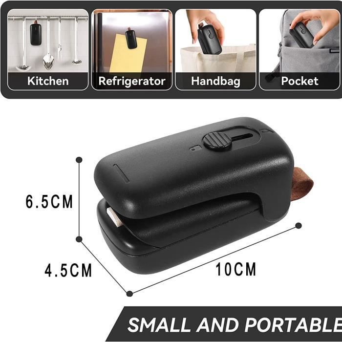 Mini Soudeuse Sac Plastique,PROCHOSEN 2 in 1 Scelleuse Sac Plastique ...