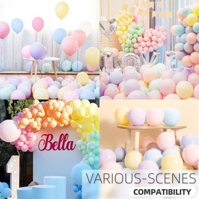 200 Pcs Ballon Pastel, 10 Pouces Ballons En Latex 100% Naturel, Pastel ...