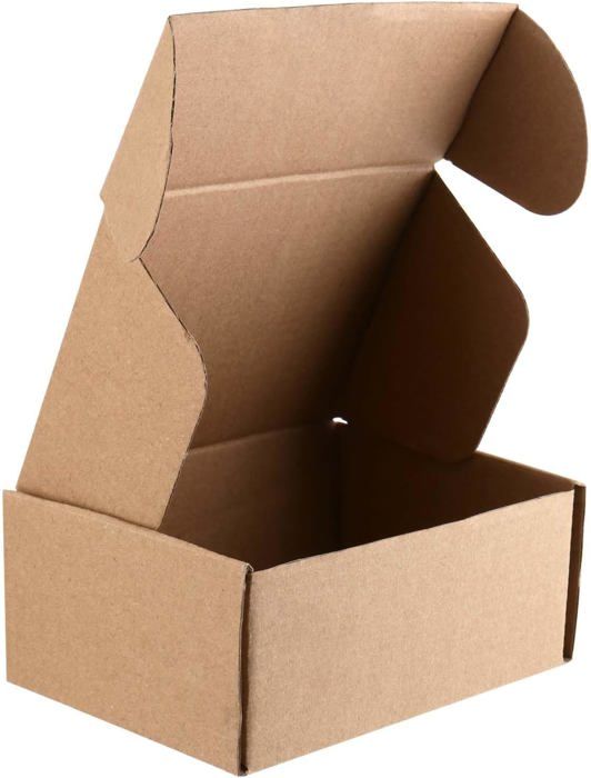 Lot de 20 petits cartons d'expédition pliables en carton ondulé 150 x ...