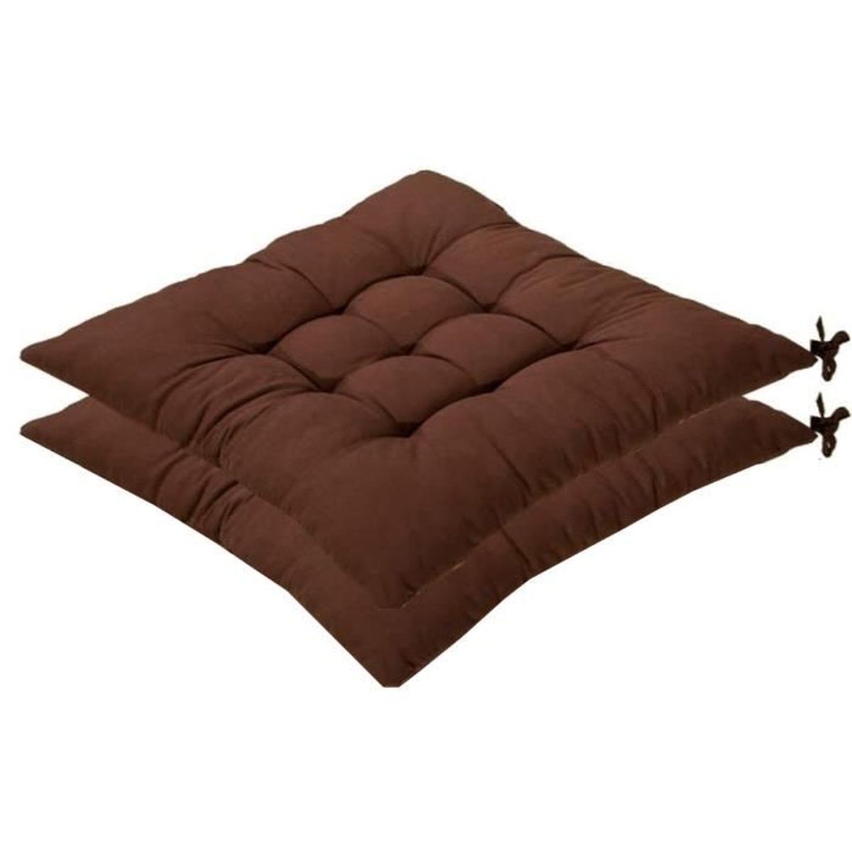 2 Coussins de Chaises Carrés,WOVTE 40x40 Coussins de Siège Décor Maison ...