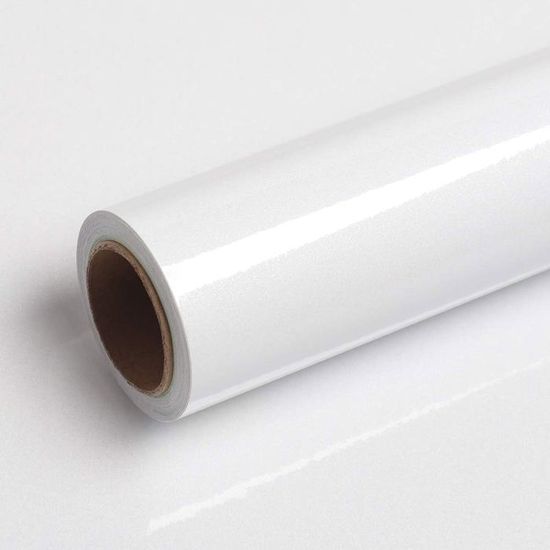 Papier Peint Blanc Paillete
