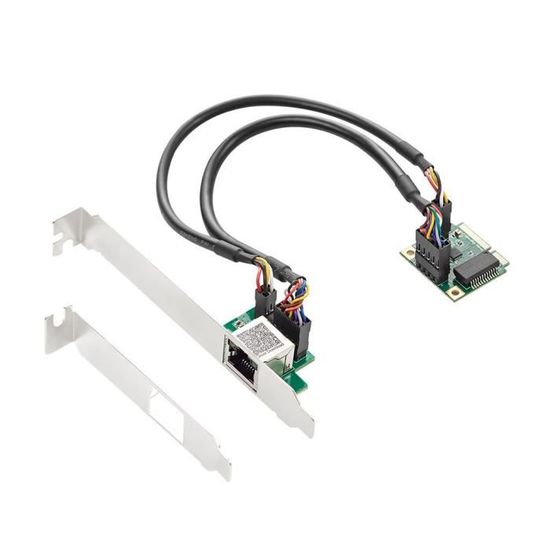 Port unique - Mini Pcie À Double Port Carte Réseau Gigabit Rtl8111h ...