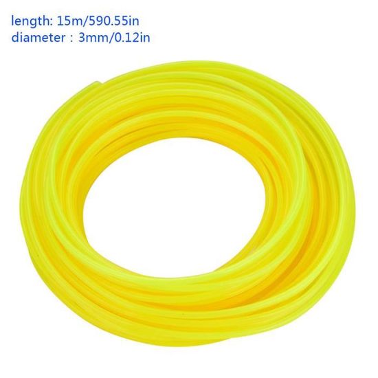 Ligne de coupe - Qiilu - 3.0mm - 15m - Jaune - Haute efficacité de tonte - Cdiscount Jardin