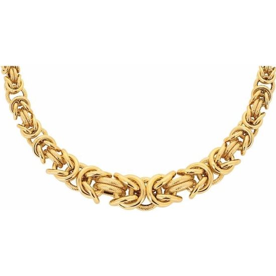 Collier Maille Royale Chute En Or Jaune 18 Carats - Achat / Vente ...
