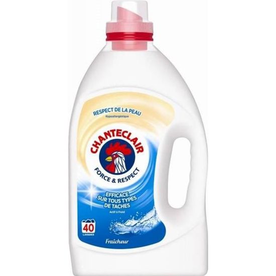 Chanteclair Force Et Respect Lessive Hypoallergénique Fraîcheur 2,2L ...