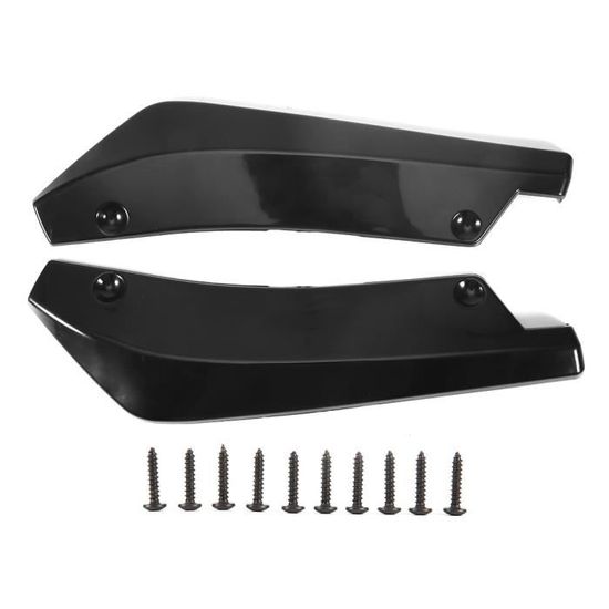 Dilwe Lèvre de pare-chocs arrière Duokon 1 pair Rear Bumper Lip Spoiler ...