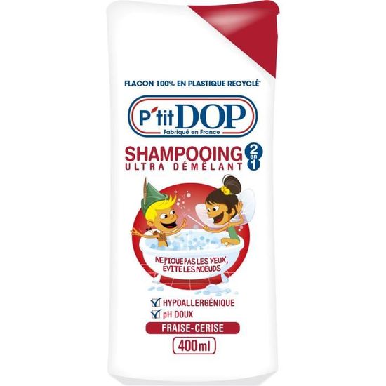 Shampooing - DOP - P'tit DOP - Ultra Démêlant - Fraise-Cerise - 400 ml ...
