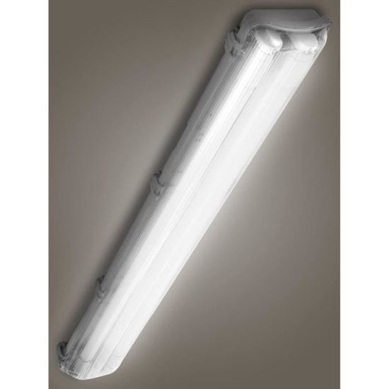 Neon Led Avec 2 Tubes 60Cm, 18W 1800Lm Led Tube Led Plafonnier, 4000K ...