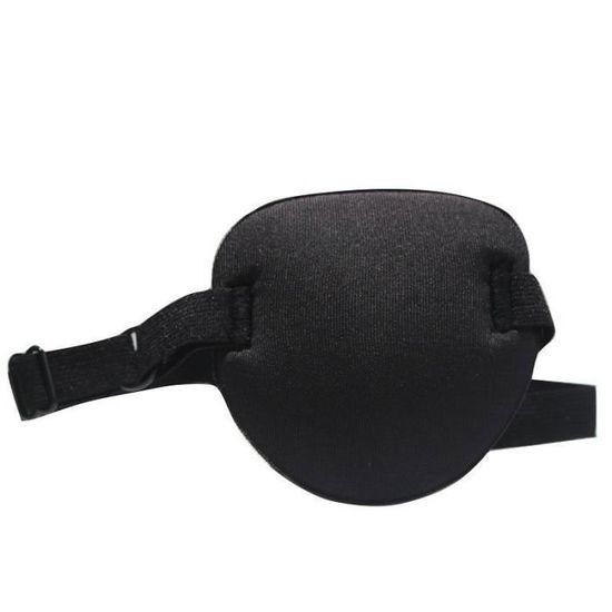 Cache-œil - INF - Noir - Sangle réglable - Conception ergonomique ...