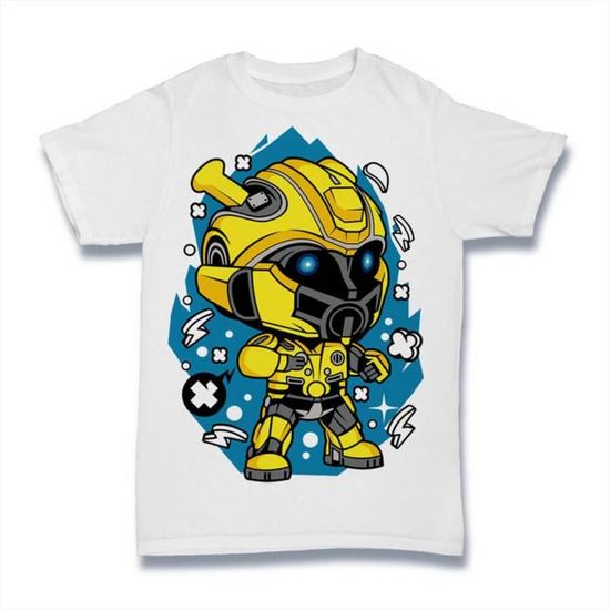 Homme Tee-Shirt Film Américain - Robo - Super-Héros Fictif – American ...