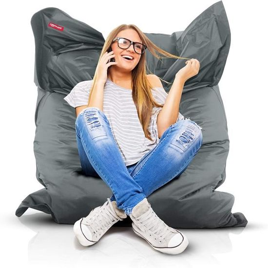 Roomox Pouf XXL l’Original – Pouf géant pour intérieur et extérieur ...