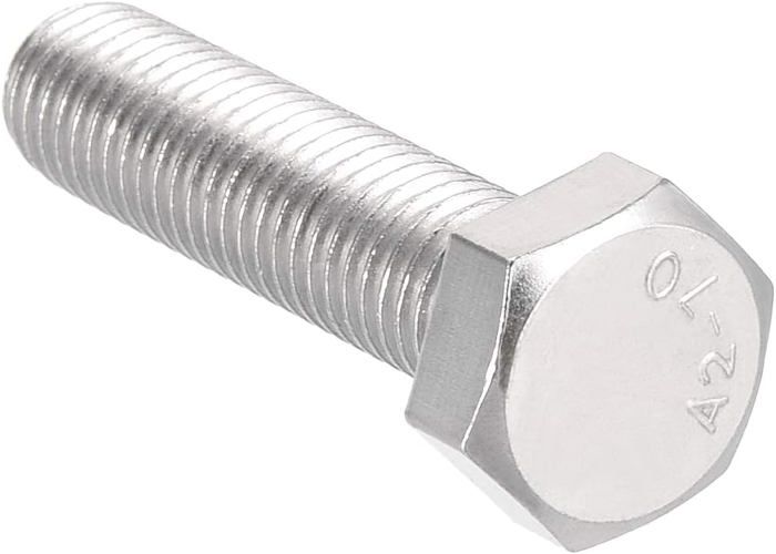 Map Filetage M12 50mm tête Hex acier inoxydable 304 Vis fixation vis ...