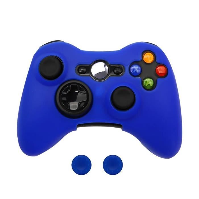 Bleu marine - Silicone Étui De Protection pour XBox 360 Gamepad Coque ...