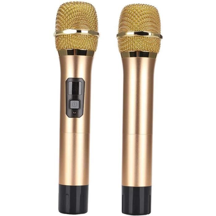 Microphone Microphone Micro Portable Sans Fil Uhf Portable 1 À 2 Avec ...