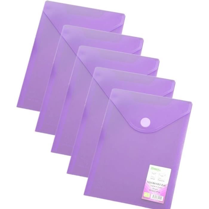 Pochette A5 Résistants Pochette Plastique A5 Haute Qualité Pochette ...