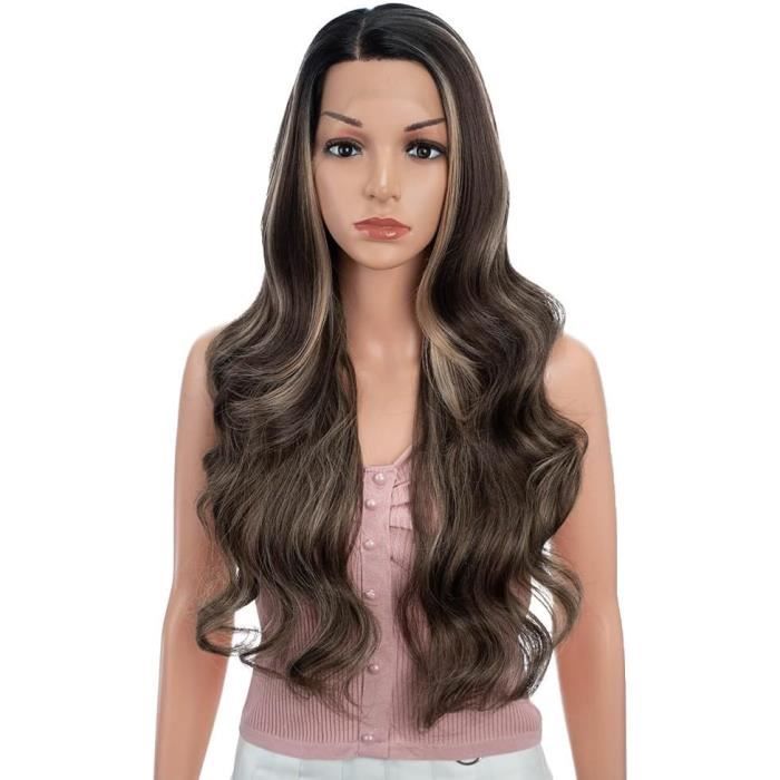Perruques Synthétiques Big Curly Wavy Supreme Free Parting Hd Lace ...