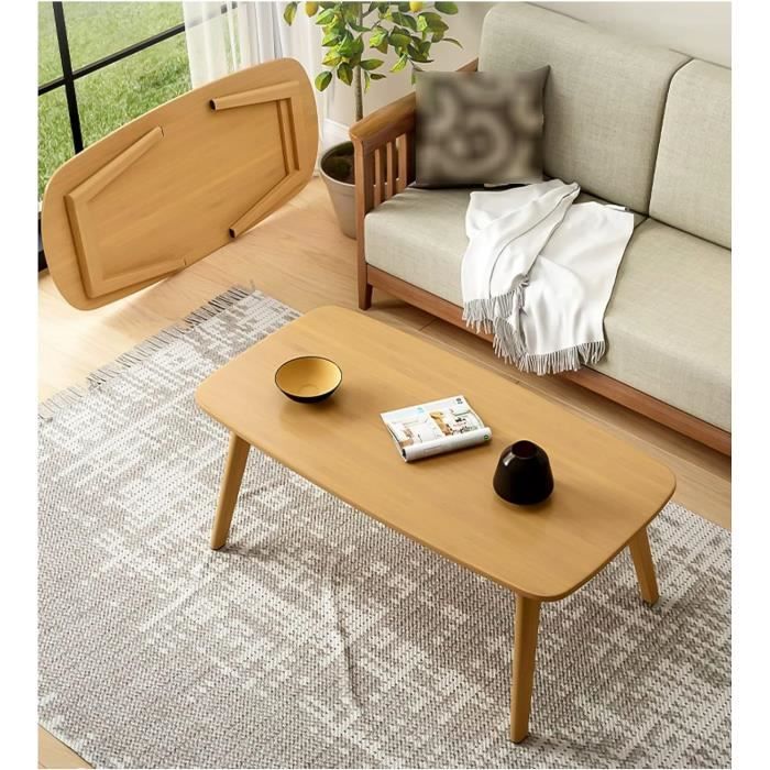 Table Basse Pliable, Table Tatami Japonaise avec Patins Antidérapants ...