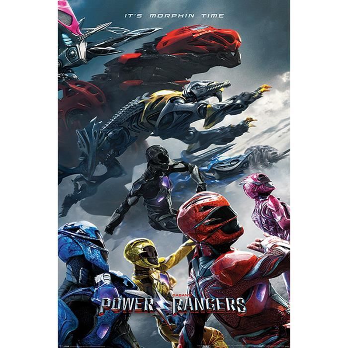 Poster Saban's Power Rangers It's Morphin Time - Cdiscount Maison