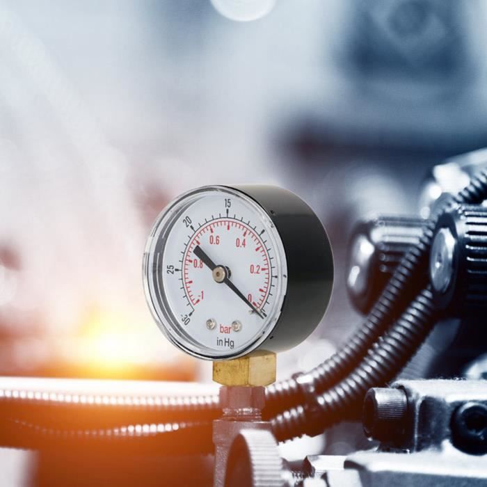 SAL manomètre à vide Manomètre Haute Précision 1/8' BSPT pour Mesurer ...