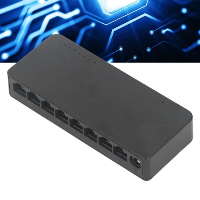 FAN-Switch Ethernet Compact 8 Ports 100Mbps - Haute Vitesse de ...