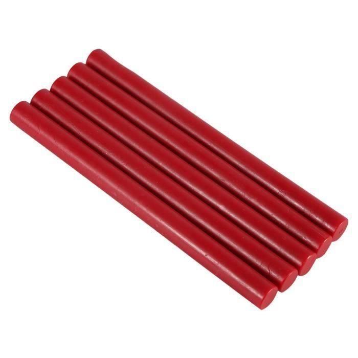 LEC-5pcs sceau cachet batons de cire (rouge) - Cdiscount Beaux-Arts et ...