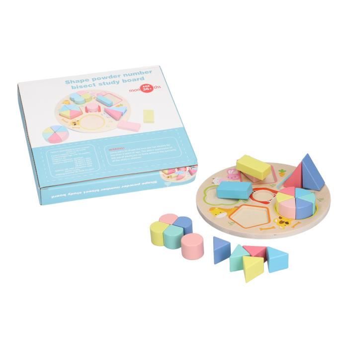 Fdit formes pour tout-petits Forme Puzzle Coloré Sûr Fiable Hêtre ...