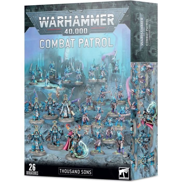 Figurine Games Workshop Warhammer 40k - Patrouille Thousand Sons - Bleu ...
