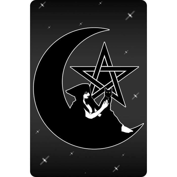 Plaque murale - GRINDSTORE - Pentagram Witch - Métal - 10 x 15 cm ...