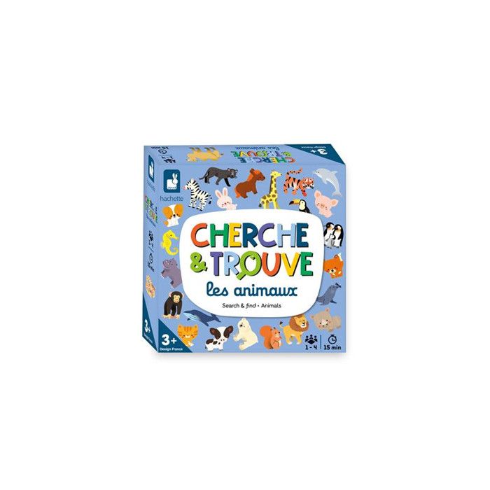 Jeu classique Janod Mon premier cherche et trouve Les animaux ...