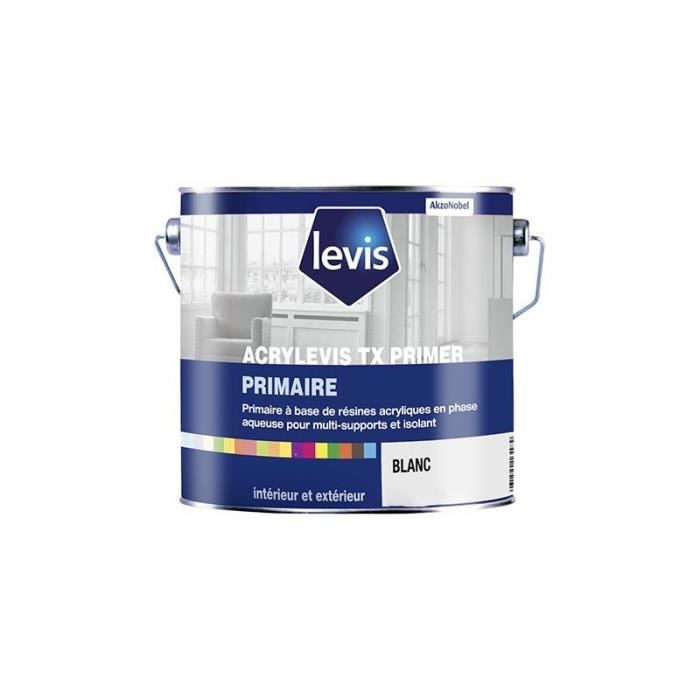 LEVIS - Levis Primaire Acrylevis TX Primer blanc - Couleur:Blanc Conditionnement:10L - Cdiscount ...