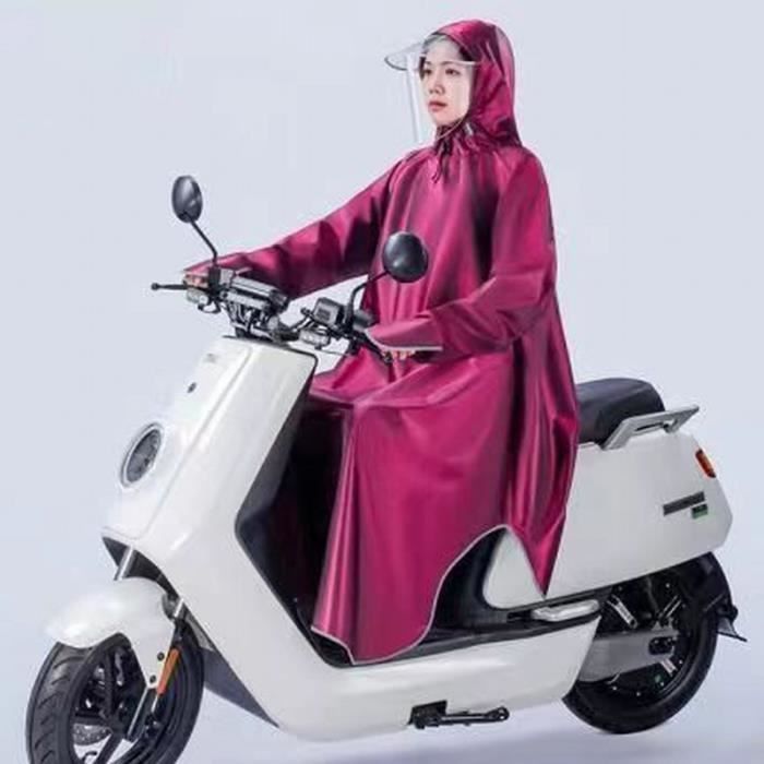 Imperméable avec capuche Tissu Oxford - Randonnée - Rouge - Manches longues - Coupe-vent et ...