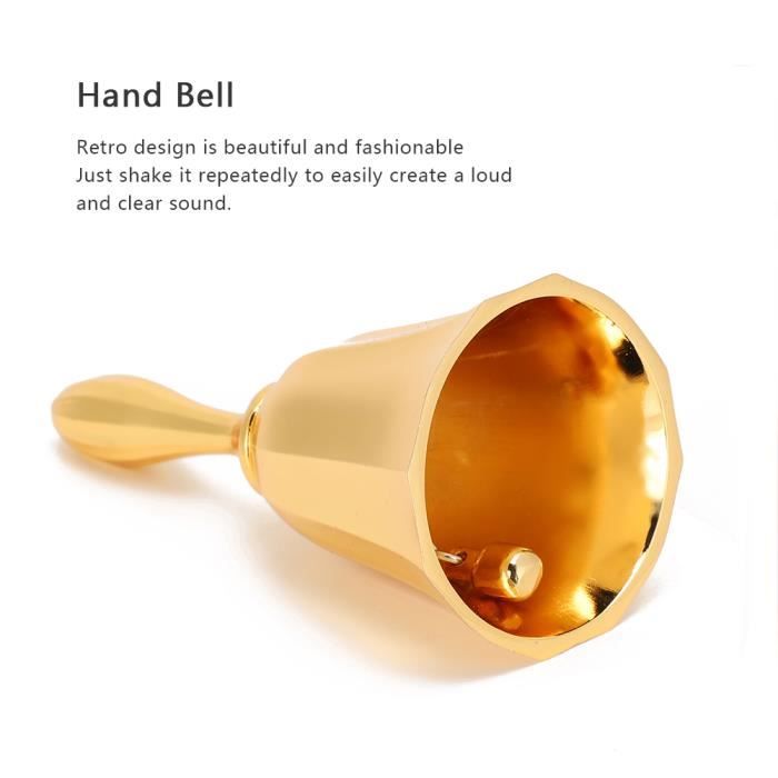 SALUTUYA Cloche de classe Cloche à Main de Bar Créative Cloche de ...