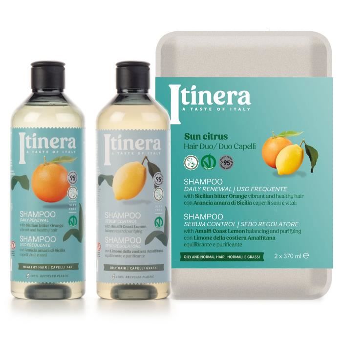 ITINERA Coffret cadeau : shampooing à l'orange amère de Sicile ...