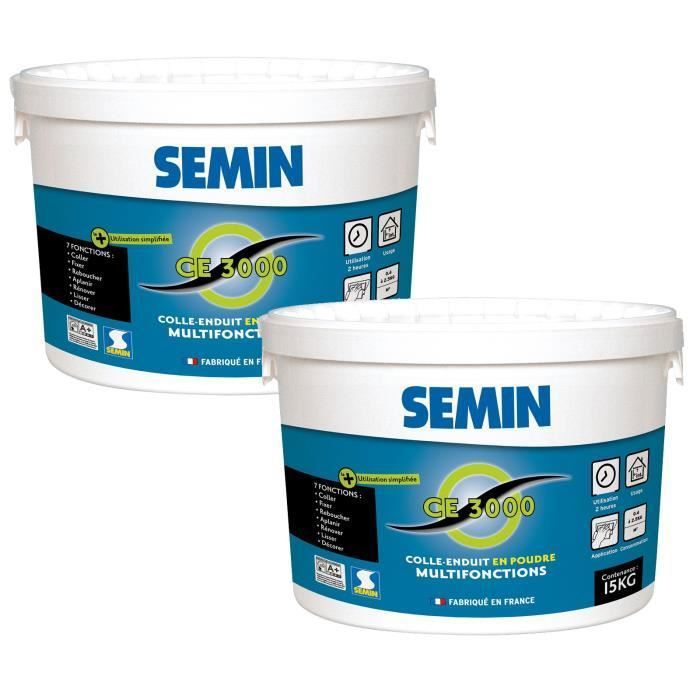 Enduit Multifonctions CE 3000 Semin pour Coller, Fixer, Reboucher ...