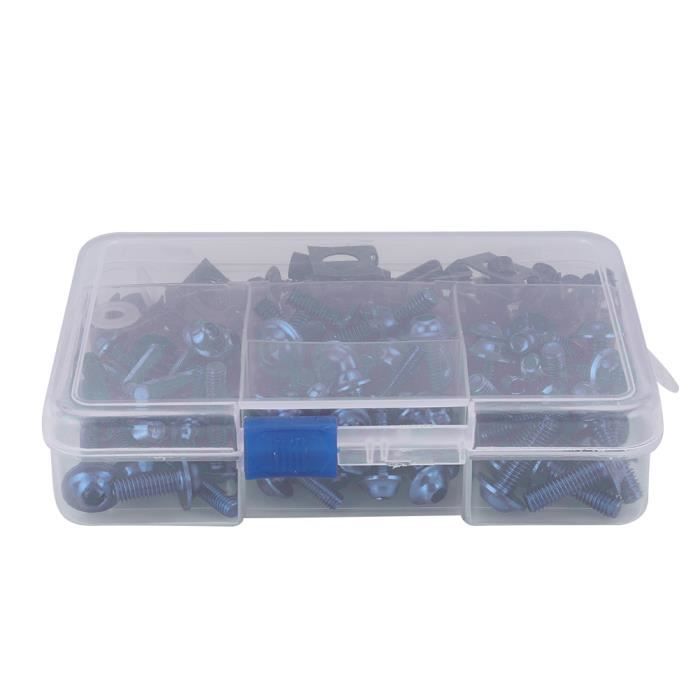 Boulon de moto - SHIPENOPHY - Kit de boulons M5 M6 - Aluminium ...