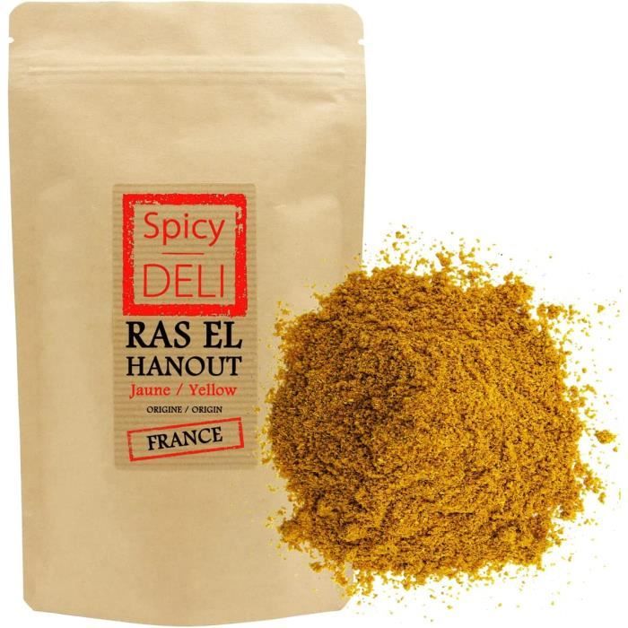 « Ras El Hanout » jaune 200gr. / Mélange d’épices Cuisine Orientale TOP ...