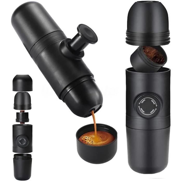 Mini Machine À Café Portable, Machine À Café Expresso Manuelle À 8 ...