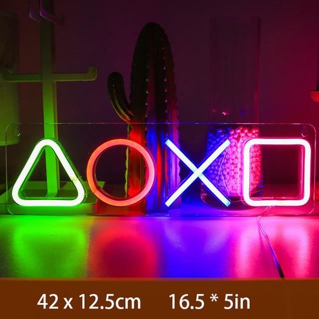 Veilleuse,Game--Panneau Lumineux De Jeu Ps4, Néon, Lampe Décorative ...