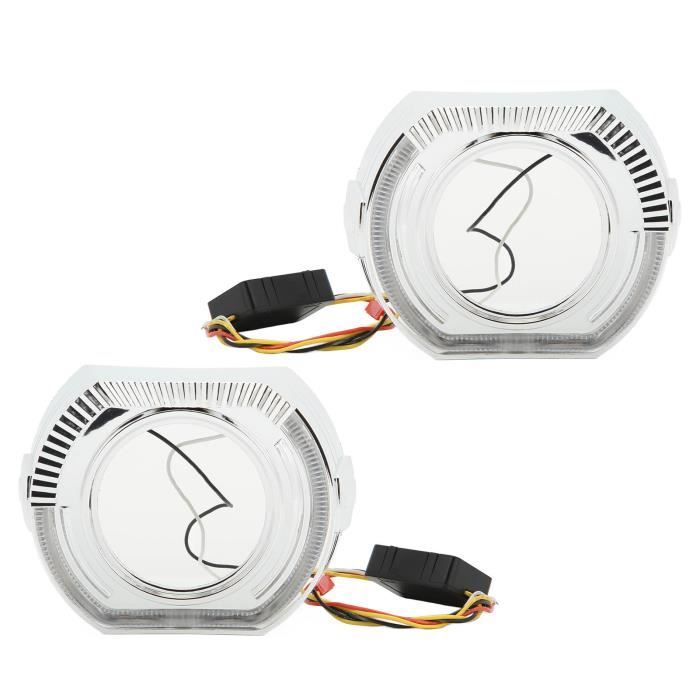 Led Angel Eyes Bezels Covers Led Angel Eyes Halo Drl Bezel Shrouds 12V ...