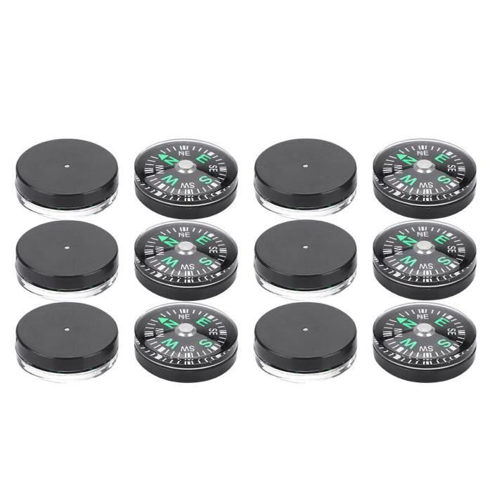 12Pcs 20mm Mini Boussole Compass Portable Boussole De Survie en ...