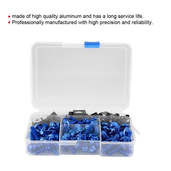 Boulon de moto - SHIPENOPHY - Kit de boulons M5 M6 - Aluminium ...