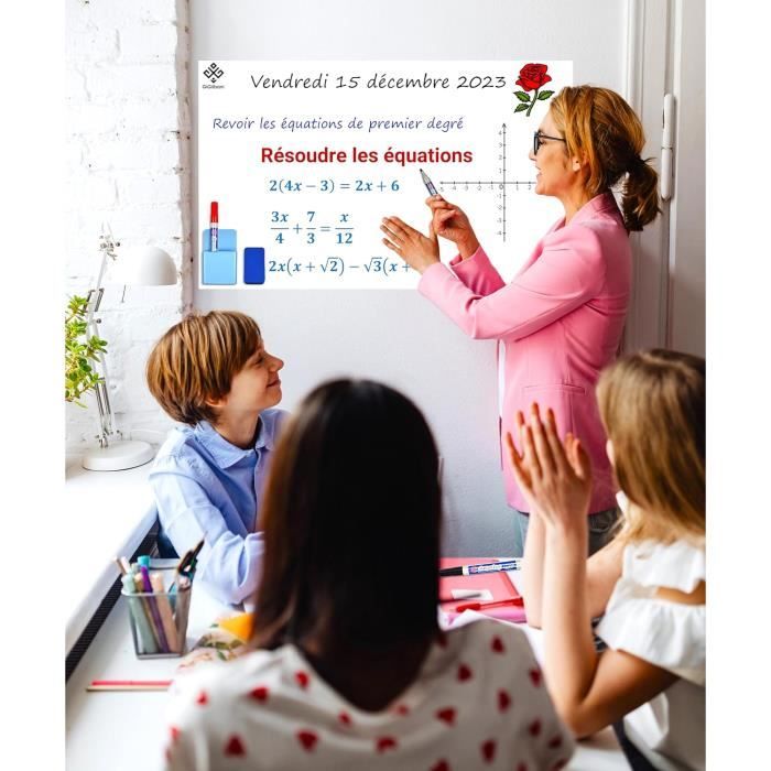 Tableau Magnétique Adhésif, 42X60 Cm Papier Tableau Mural Magnetique ...