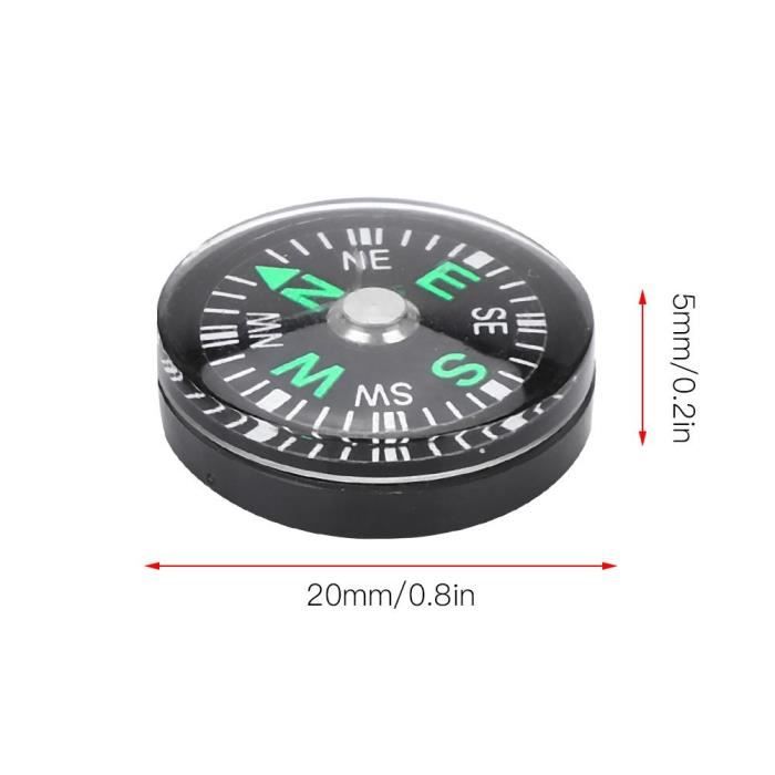 12Pcs 20mm Mini Boussole Compass Portable Boussole De Survie en ...