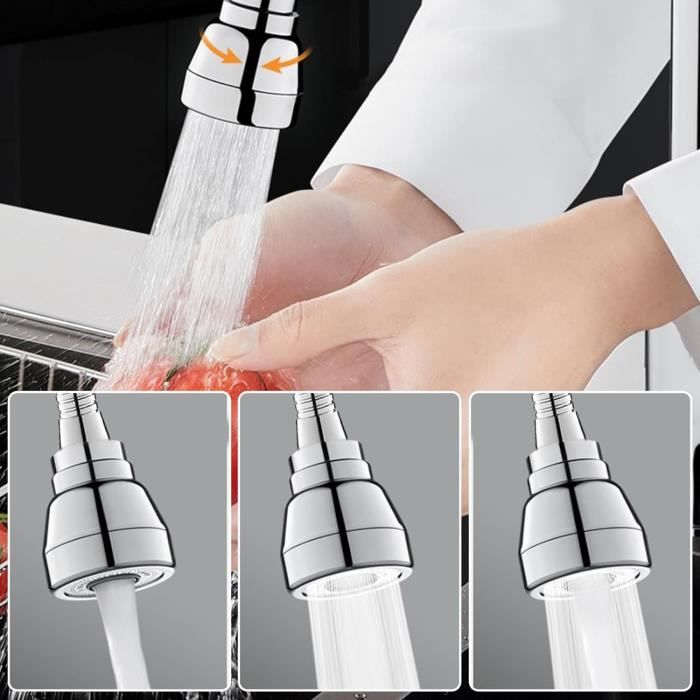 Rallonge De Robinet, Embout De Robinet Pivotant, Tête De Pulvérisation ...
