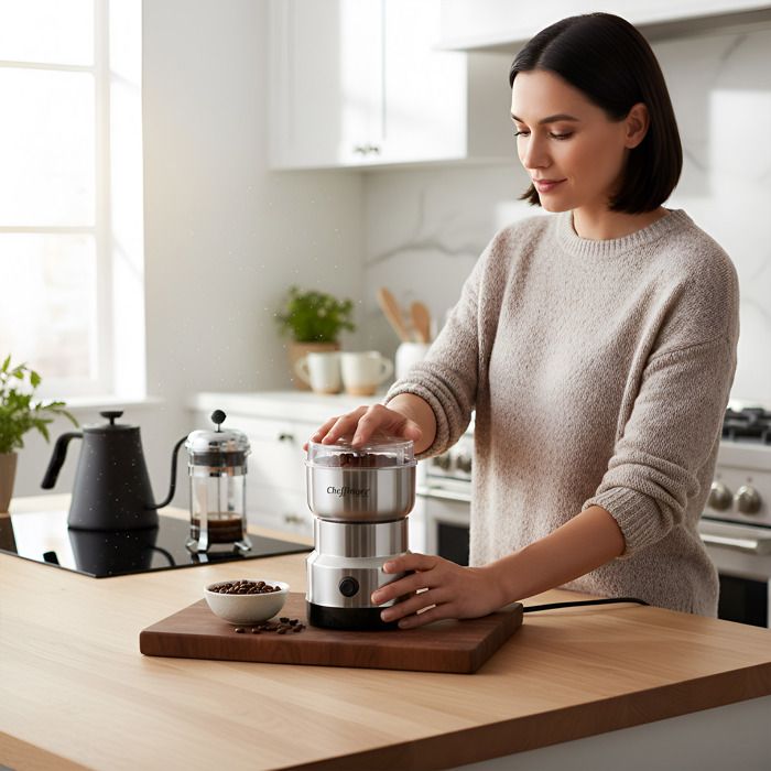 Mini-Blender 300W 2-en-1 avec Lames Inoxydable et Fonction Moulin à ...