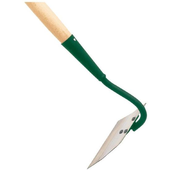 Binette Nanterre - Cap Vert - 14 cm - Lame acier trempée - Manche bois 1,10 m - Cdiscount Jardin